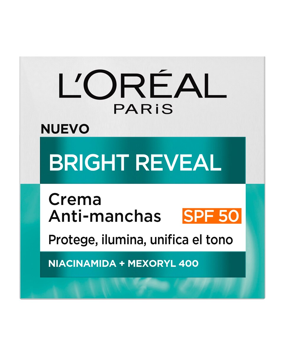 Crema Anti-Manchas SPF 50 Bright Reveal 50 ml L'Oréal Paris Dermo ...