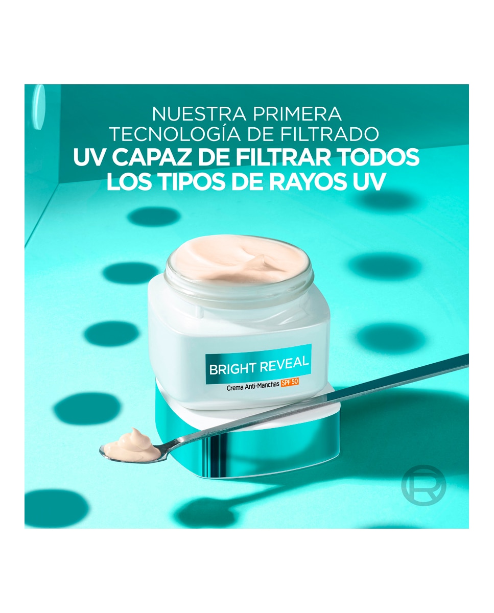 Crema Anti-Manchas SPF 50 Bright Reveal 50 ml L'Oréal Paris Dermo ...