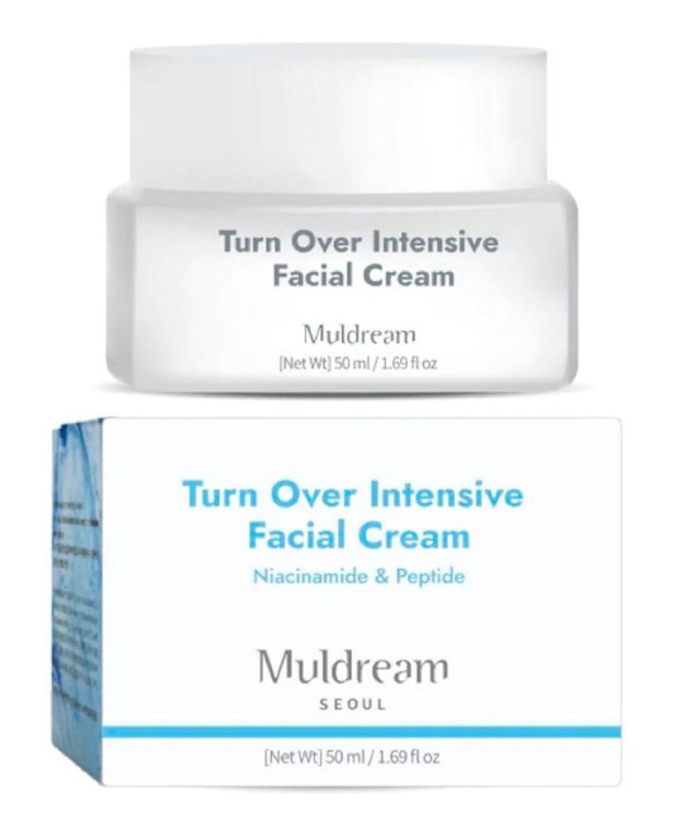 Crema facial intensiva Turn Over Niacinamida Péptidos 50 ml Muldream ...