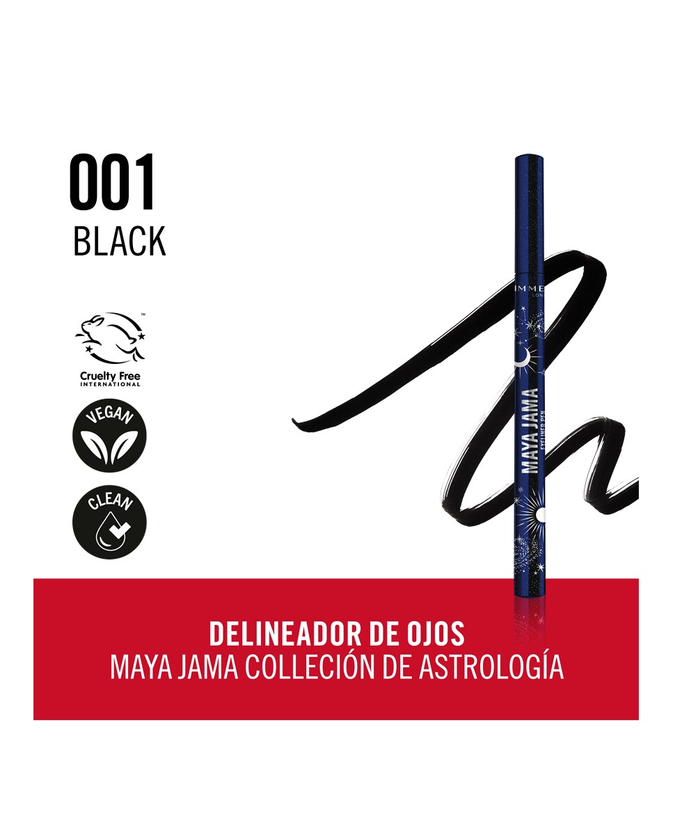 Delineador Rim Maya Jama Eye Liner Wonder Black Rimmel London · Rimmel ...