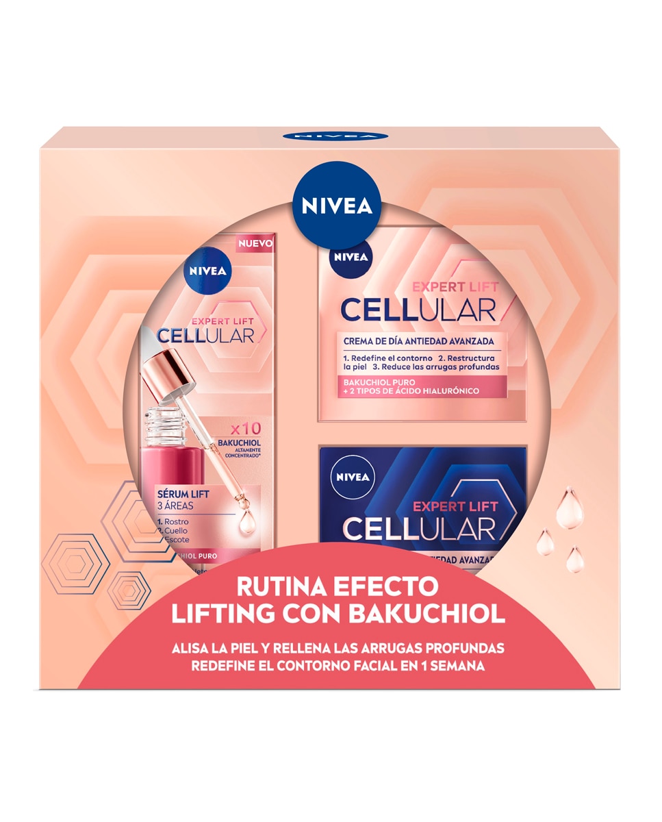 Pack Cellular Lift Rutina Efecto Lifting Con Bakuchiol Nivea · El Corte ...