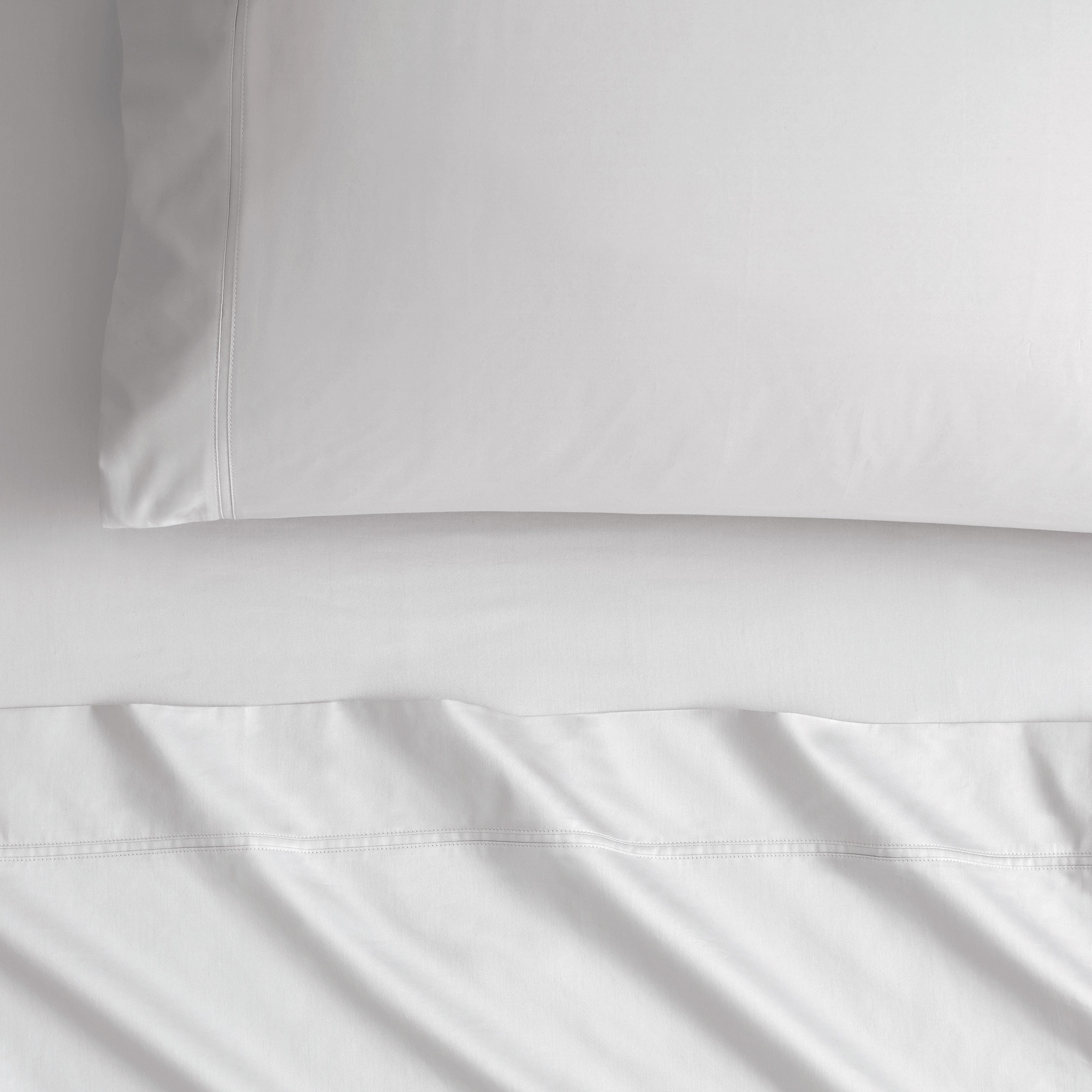 Juego de sábanas algodón Satén 375 hilos Sheridan Blanco Cama 150 cm ...