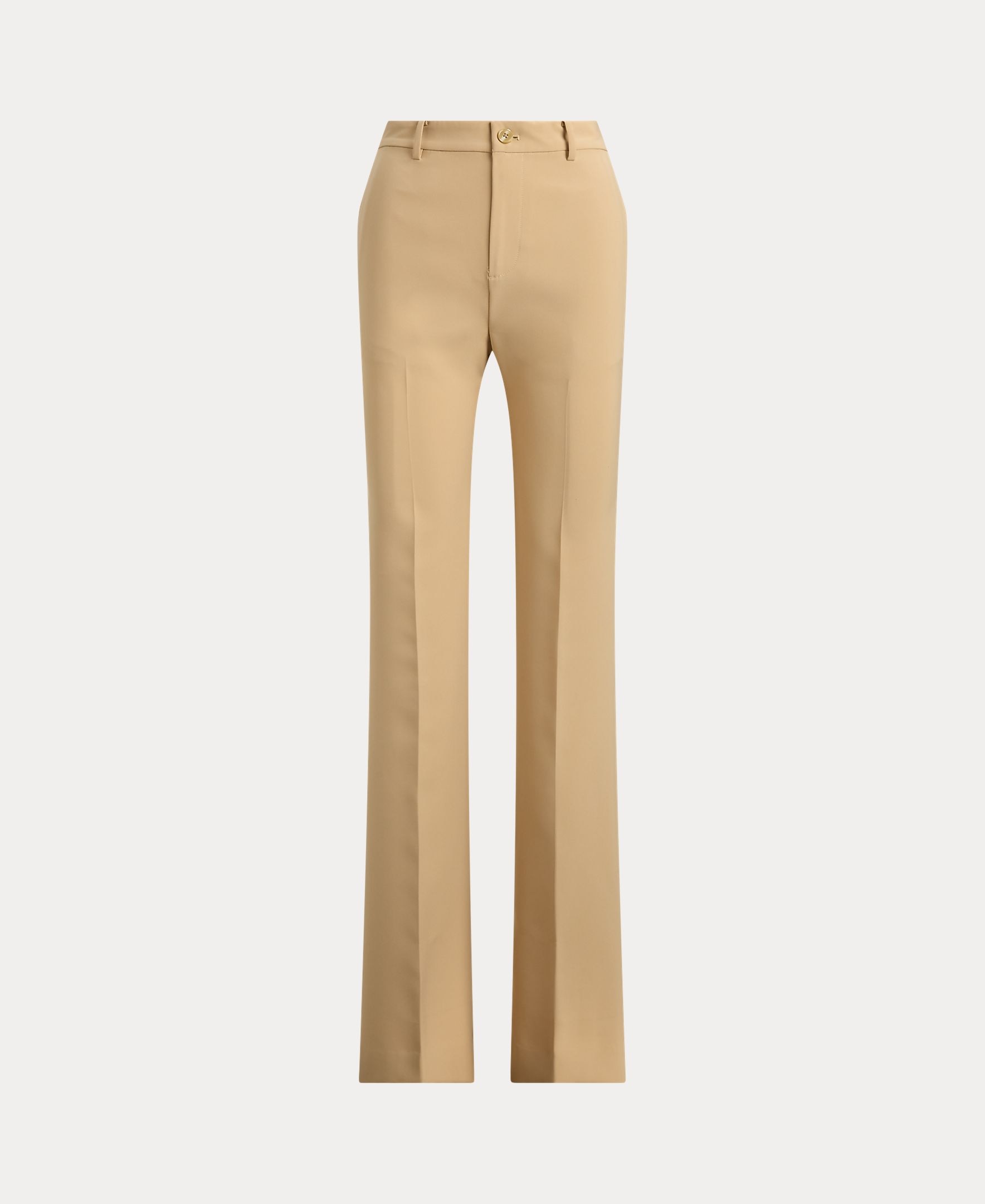 Pantalón recto de mujer de tiro alto Camel Lauren Ralph Lauren · El ...