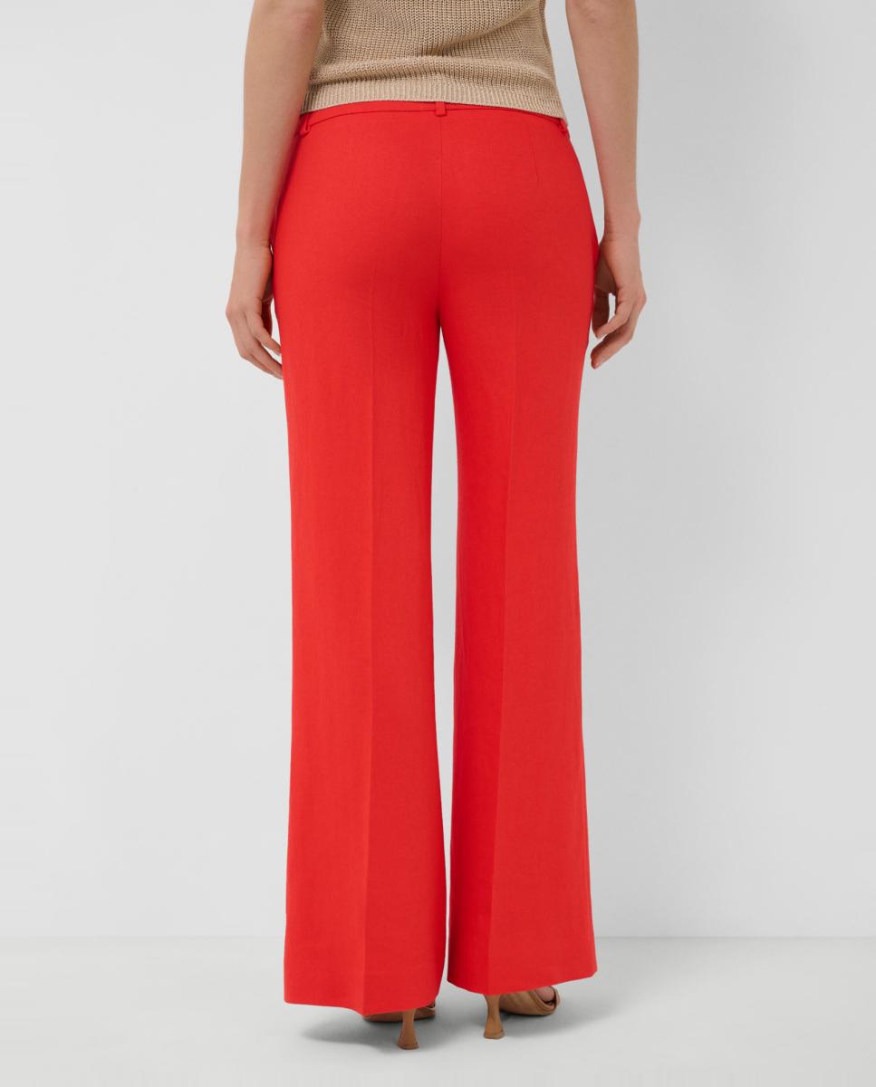 Pantalón de mujer recto crepé Coral Roberto Verino · El Corte Inglés
