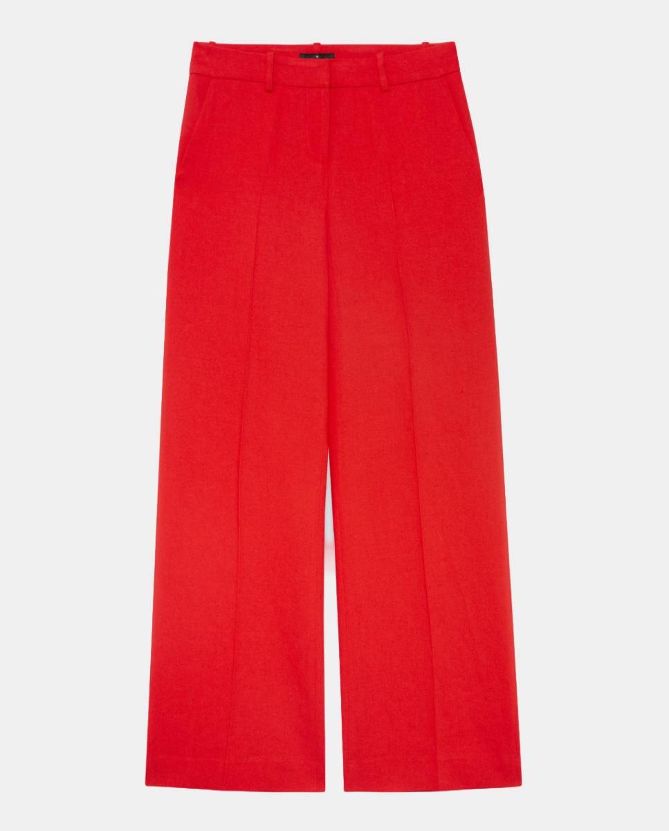 Pantalón de mujer recto crepé Coral Roberto Verino · El Corte Inglés
