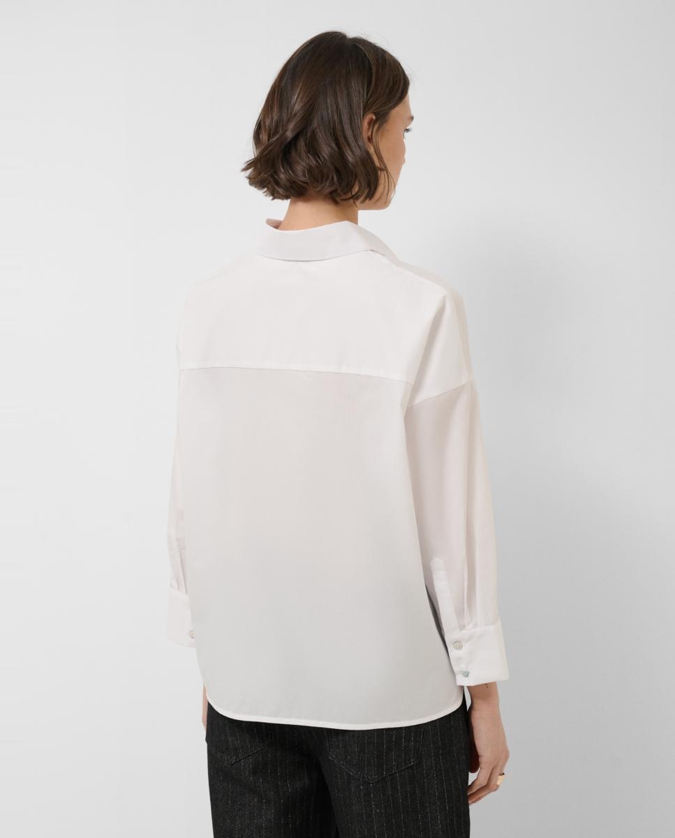 Camisa de mujer oversize manga ranglán Roberto Verino · El Corte Inglés