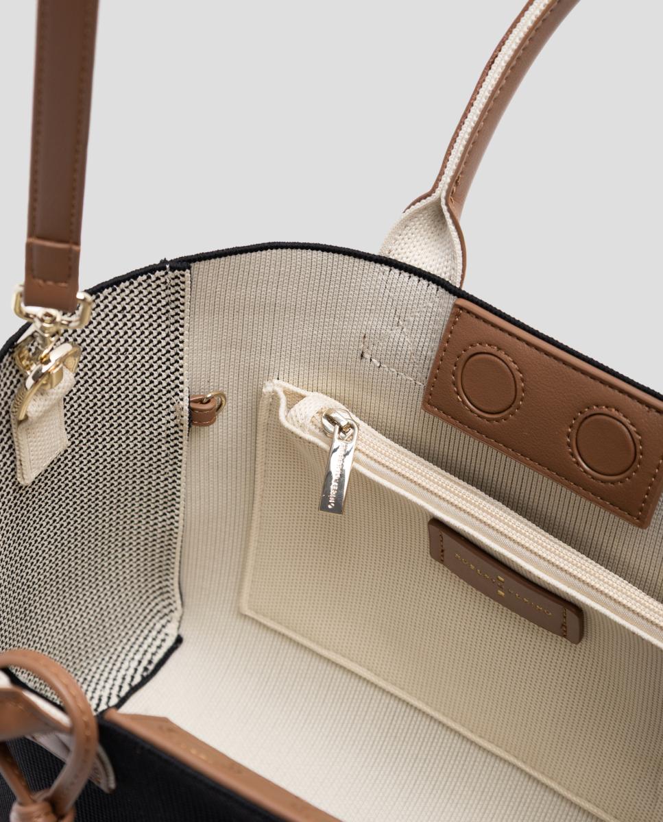 Bolso de mujer de mano Zendaya Satchel punto Roberto Verino · El Corte ...