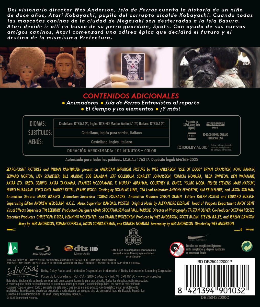 Isla de perros (Blu-Ray) · DIVISA RED S.A. · El Corte Inglés