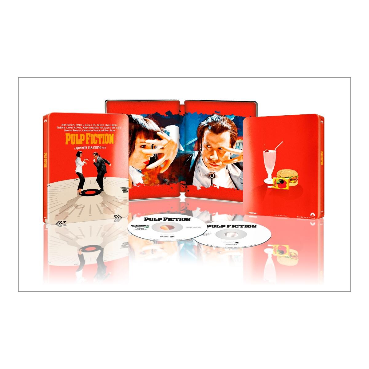 Pulp Fiction (Edición Metálica) (4K Ultra HD + Blu-Ray) · DIVISA RED S ...