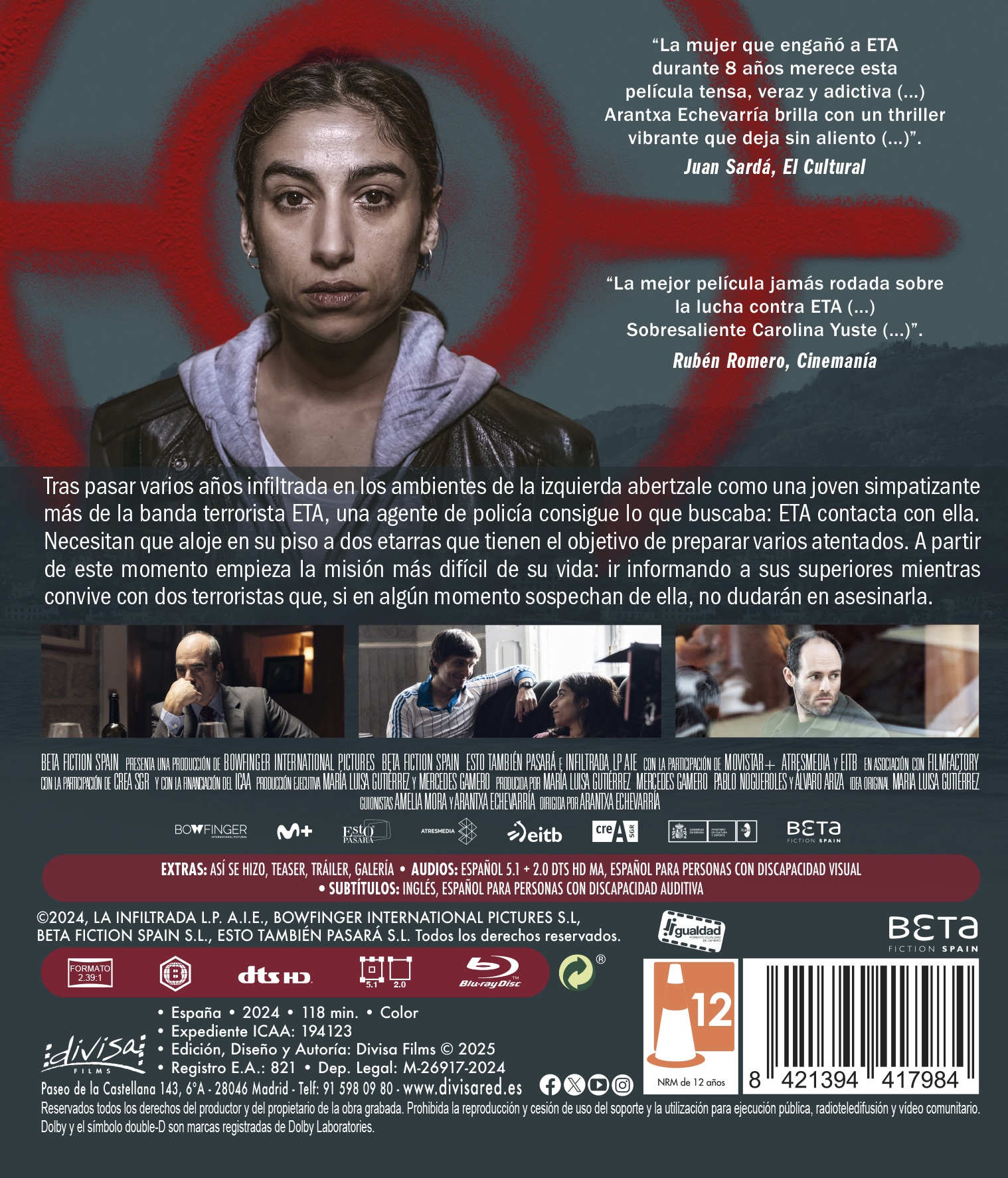 La infiltrada (Blu-Ray) · DIVISA RED S.A. · El Corte Inglés