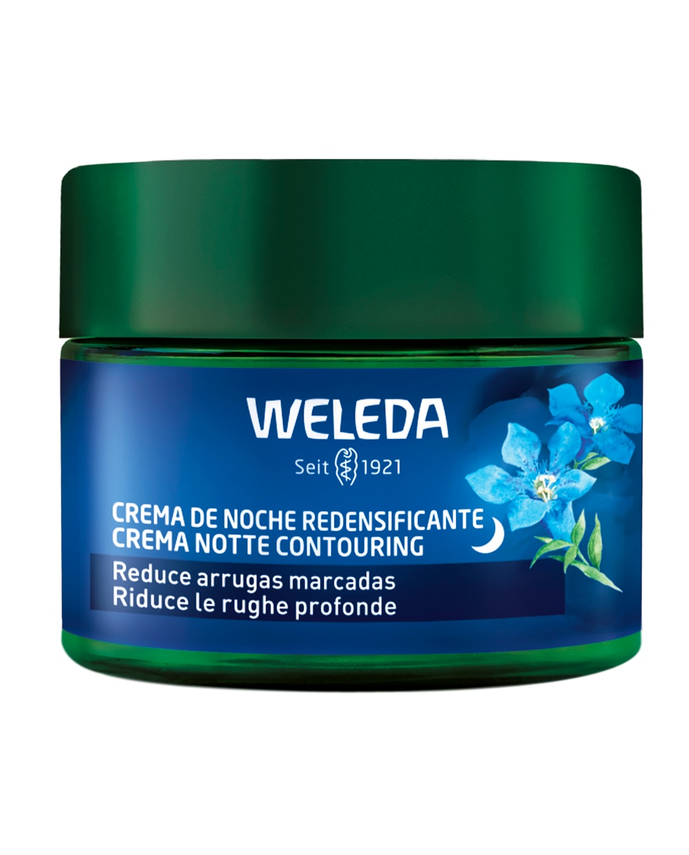 Crema de noche redensificante de Genciana azul Weleda · El Corte Inglés