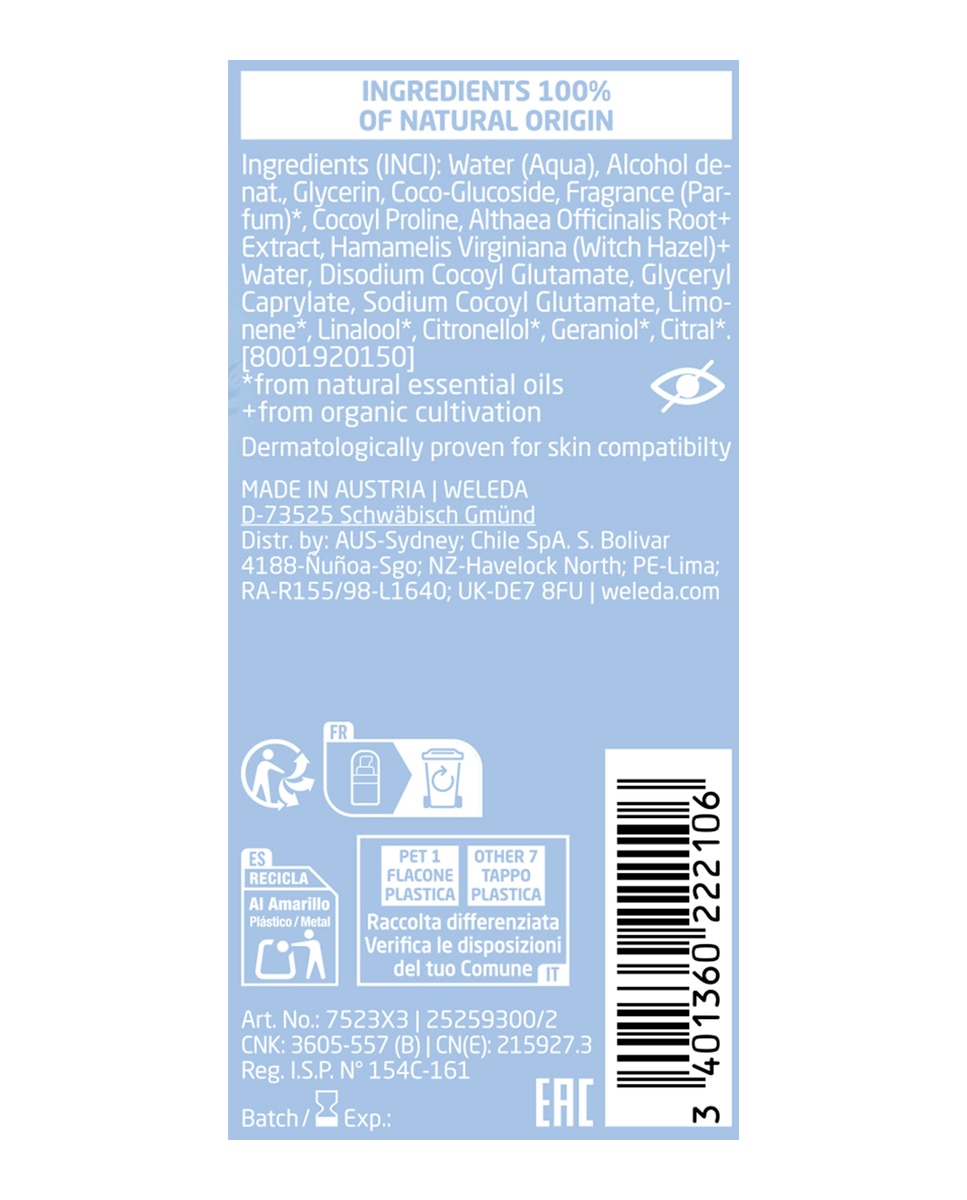 Espuma Limpiadora Suave 150 ml Weleda · El Corte Inglés