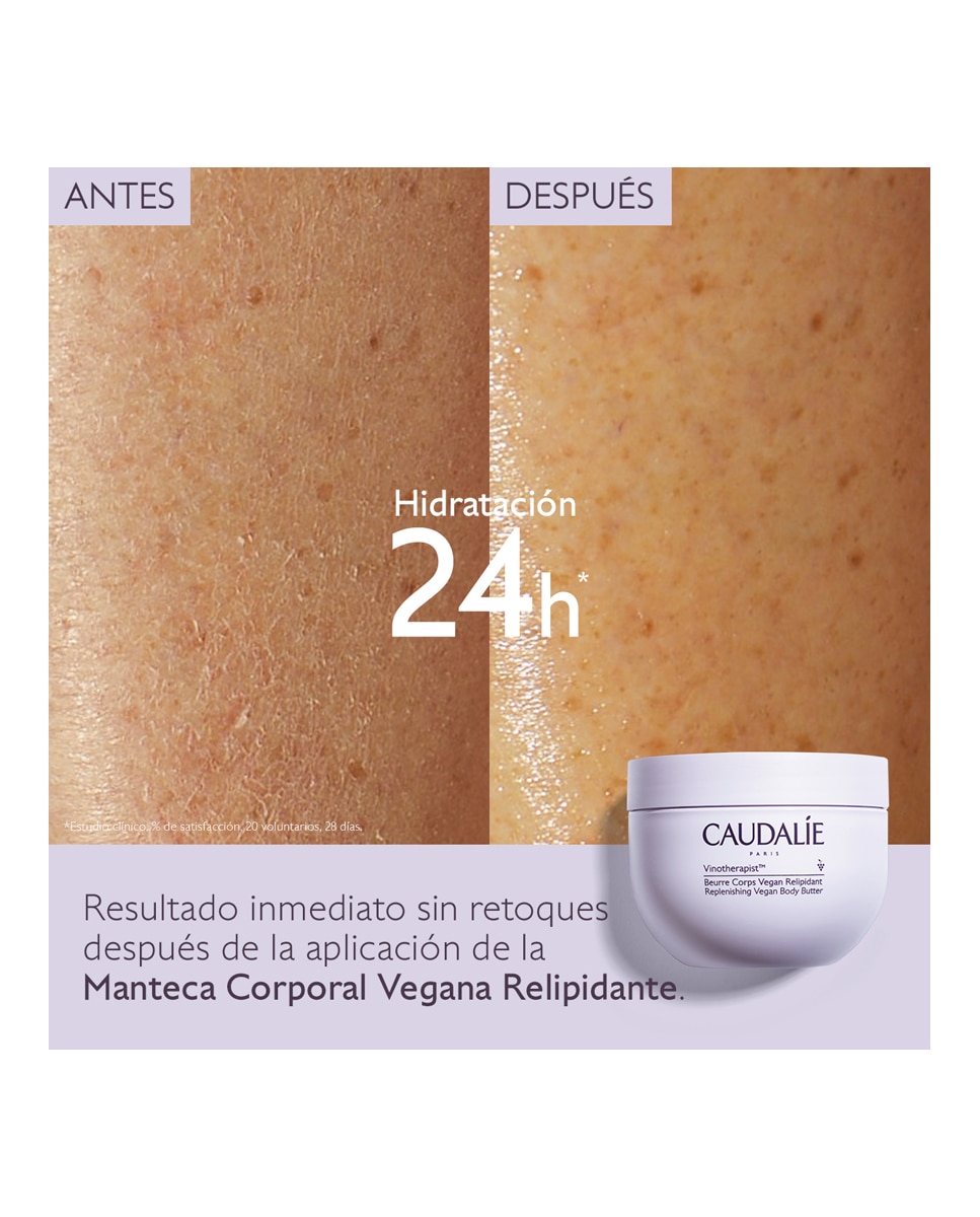 Manteca Corporal Vegana Relipidante Vinotherapist 250 ml Caudalie 250 ...