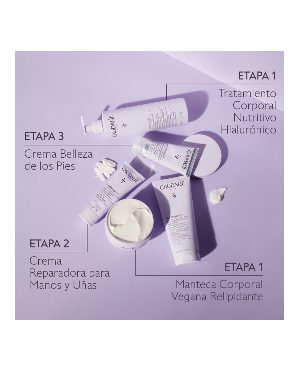 Manteca Corporal Vegana Relipidante Vinotherapist 250 ml Caudalie 250 ...