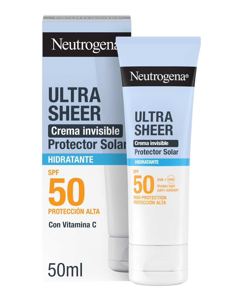 Protector Solar Facial Ultra Sheer Crema Invisible Hidratante Spf50 50 ...