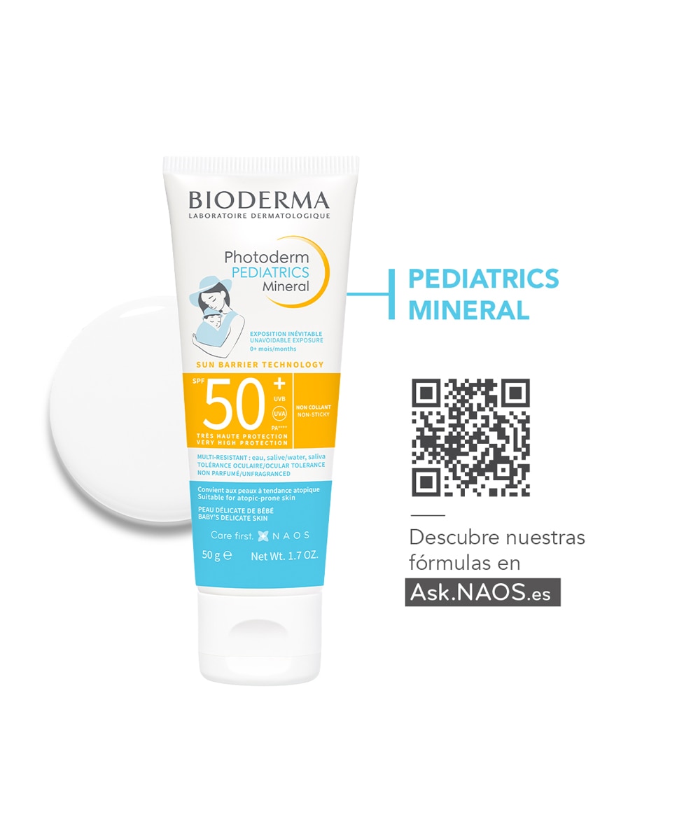 Crema Solar para niños a partir de los 0 meses Photoderm Pediatrics ...