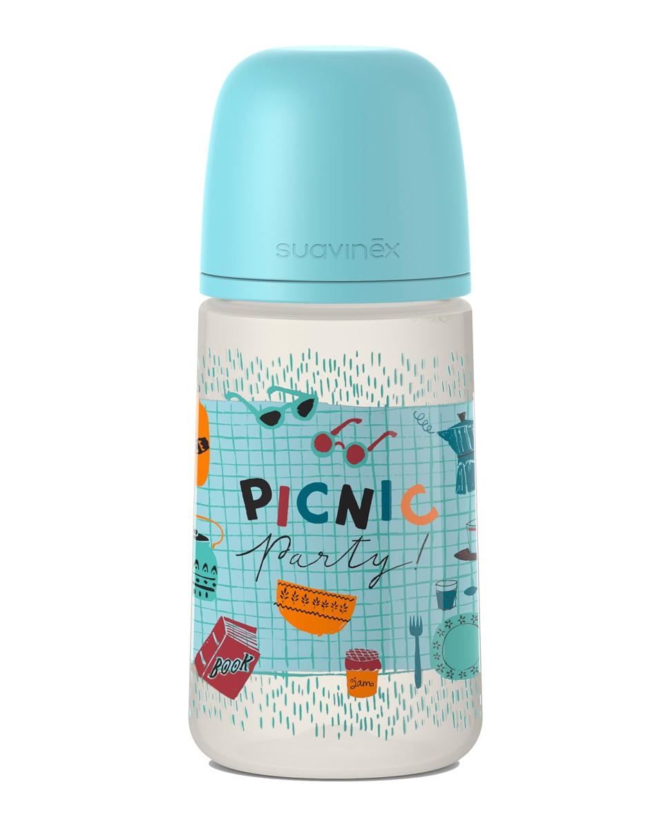 Biberón con tetina anatómica Flujo Medio 270 ml Suavinex 270 ml · El ...