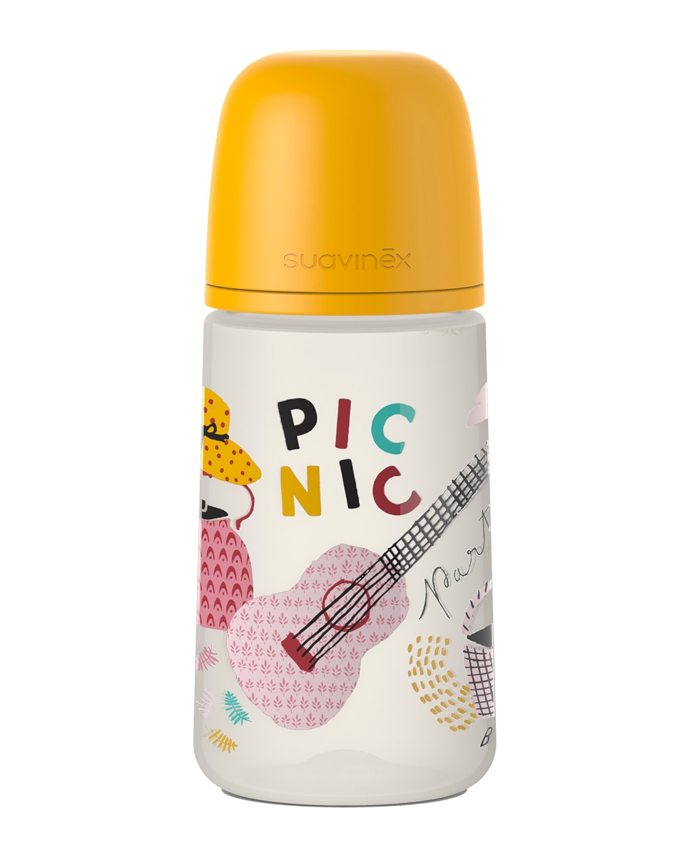 Biberón con tetina anatómica Flujo Medio 270 ml Suavinex 270 ml · El ...