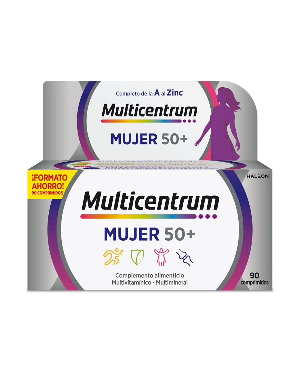90 Comprimidos Mujer 50+ Multicentrum · Multicentrum · El Corte Inglés