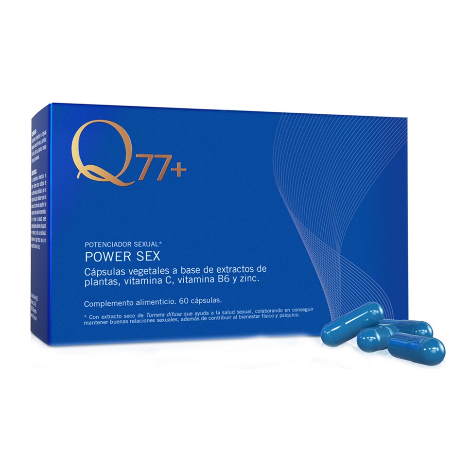 60 Cápsulas Power Sex Estimulador sexual masculino Q77+ · Q77+ · El Corte Inglés