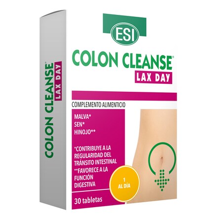 30 Tabletas Colon Cleanse Lax Day ESI · ESI · El Corte Inglés