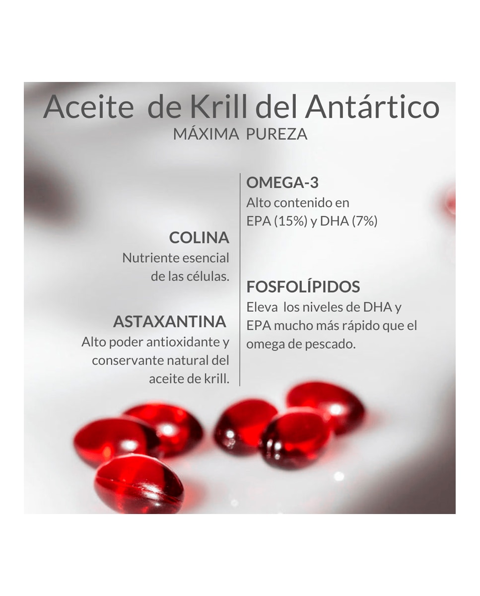 Perlas Omega 910 Antarctic Aceite de Krill Glo · El Corte Inglés