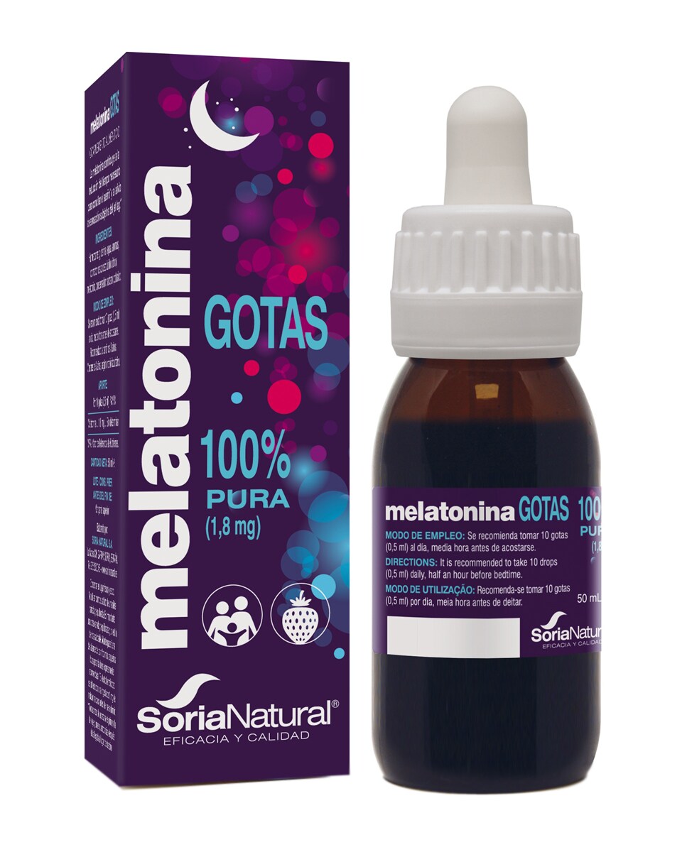 Complemento Alimenticio Melatonina Gotas 50 ml Soria Natural · Soria ...