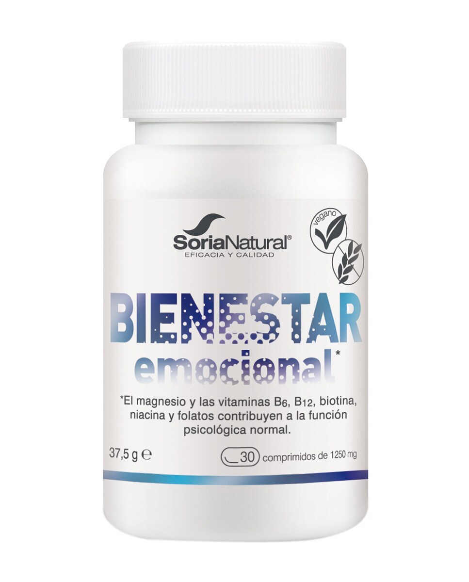 Complemento Alimenticio Bienestar Emocional 30 Comprimidos Soria ...