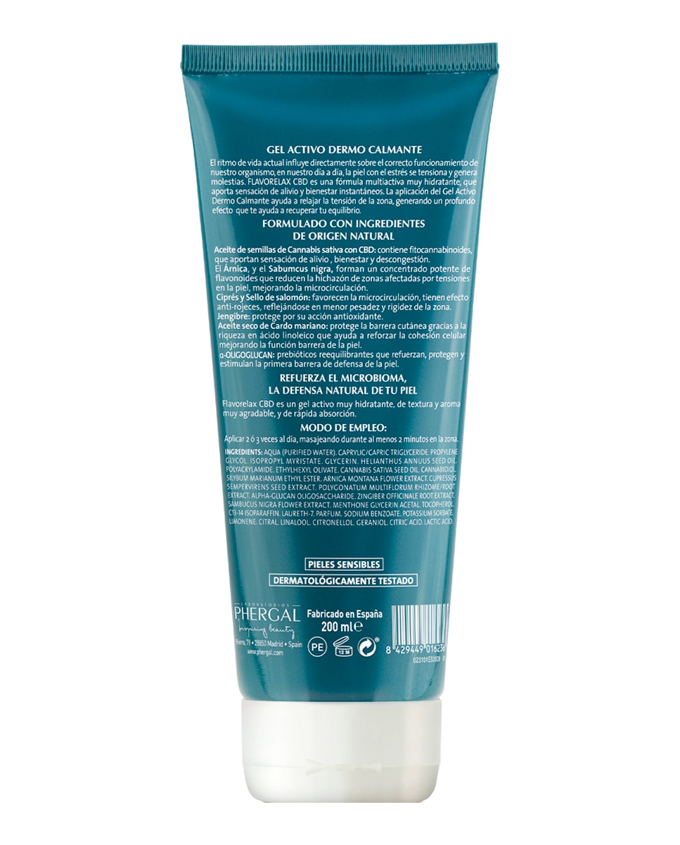 Calmante Relajante Muscular Gel Flavorelax Cbd 200 ml Dr. Tree 200 ml ...