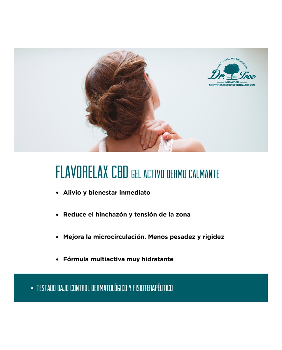 Calmante Relajante Muscular Gel Flavorelax Cbd 200 ml Dr. Tree 200 ml ...