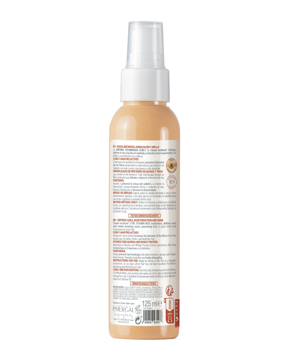 Bruma Vitaminada Cleare Curly 125 ml Clearé Institute · Clearé ...