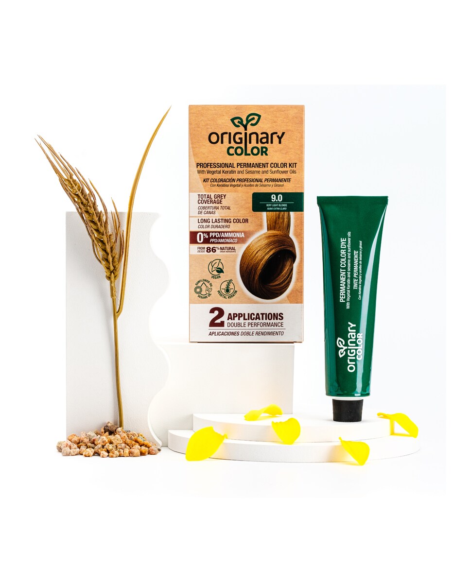 Kit de Coloración Profesional Permanente en Dos Aplicaciones Originary ...