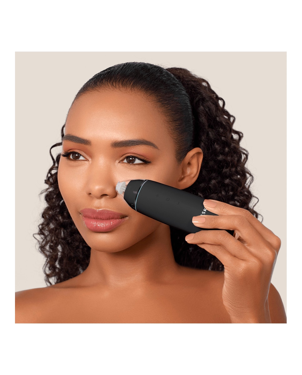 Tratamiento MicroDermabrasion Blackhead Remover 7 in 1 Black Gold Geske ...