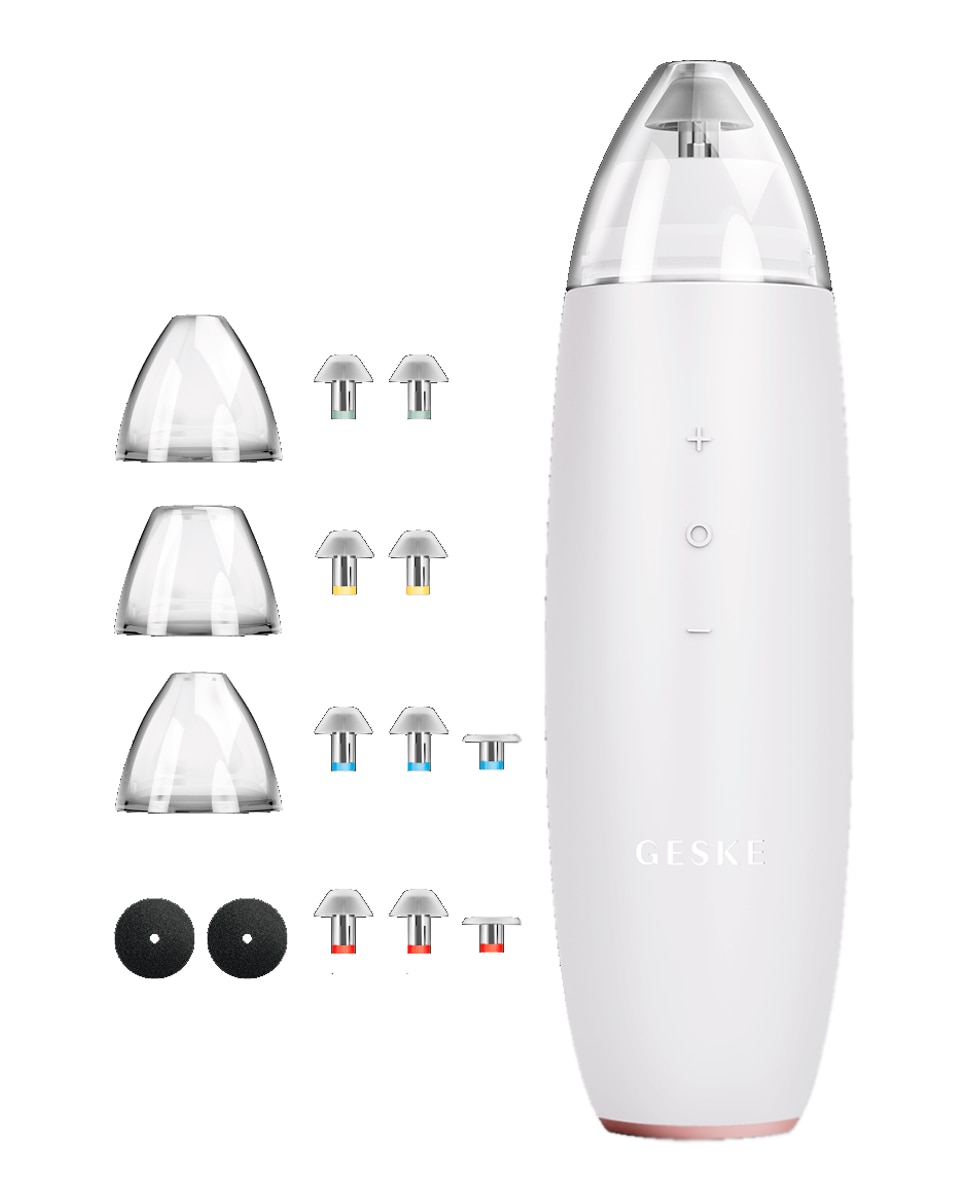 Dispositivo Facial MicroDermabrasion Blackhead Remover |7 in 1| White ...