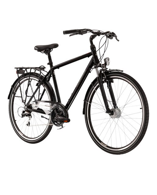 Bicicleta trekking Trans 3.0 M 28'' Kross Negro / Azul · El Corte Inglés