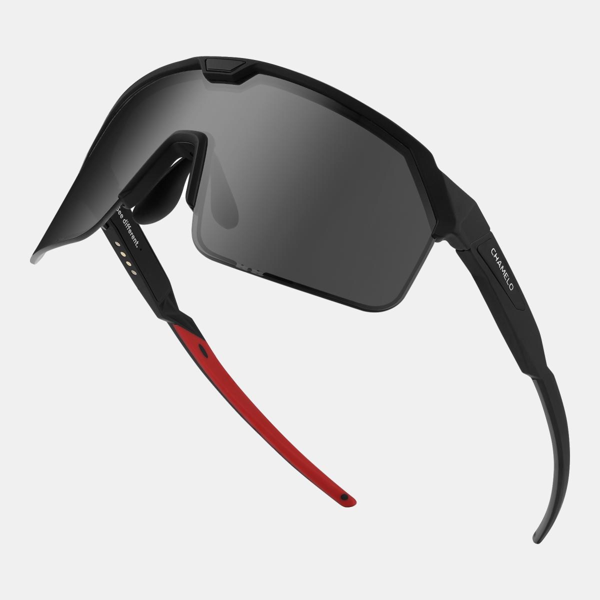 Gafas de Sol Unisex Shield Slider/Automatic HVL Smoke Matte Black ...