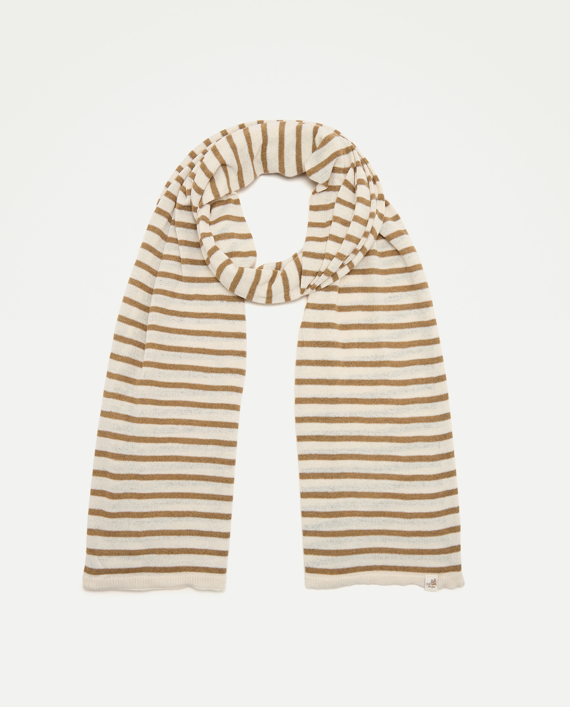 Bufanda de rayas bicolor Blanco roto Jo & Mr. Joe · El Corte Inglés
