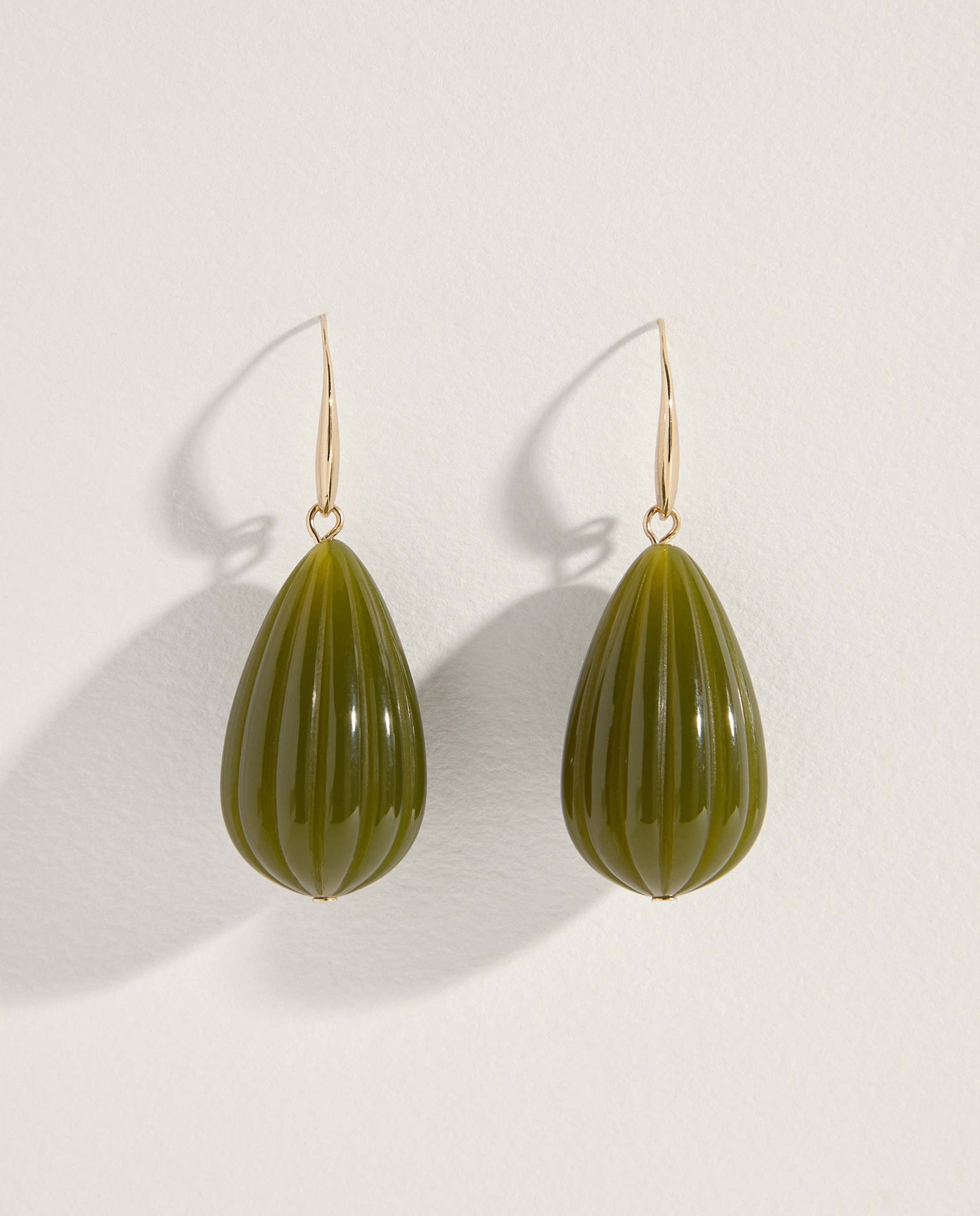 Pendientes con pieza ovalada color Verde Jo & Mr. Joe · El Corte Inglés