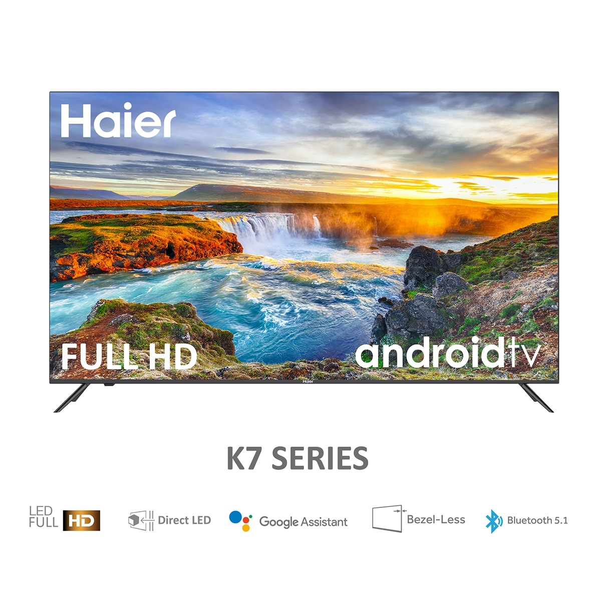 TV LED 80 cm (32") Haier H32K702FG Full HD, HDR10, Smart TV Android 11 ...