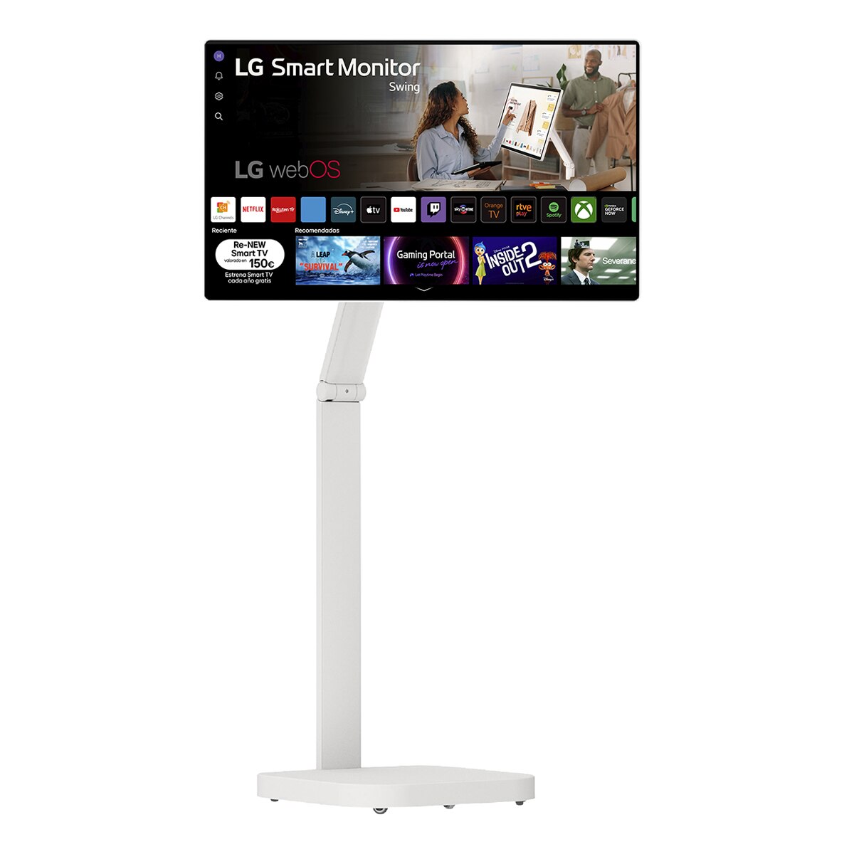 LG Smart Monitor Swing, 80cm (31,5"), 60 HZ, 4K UHD, táctil, LG webOS ...