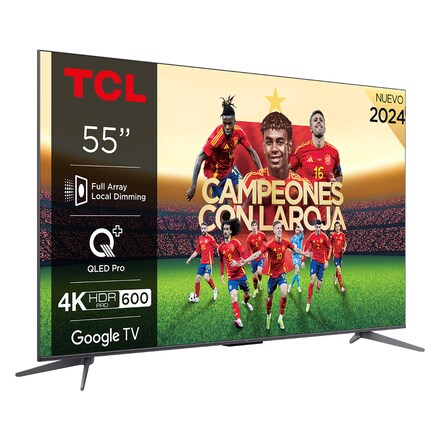 TV QLED 139,7 cm (55") TCL 55C655 PRO, 4K UHD, Smart TV by Google TV ...