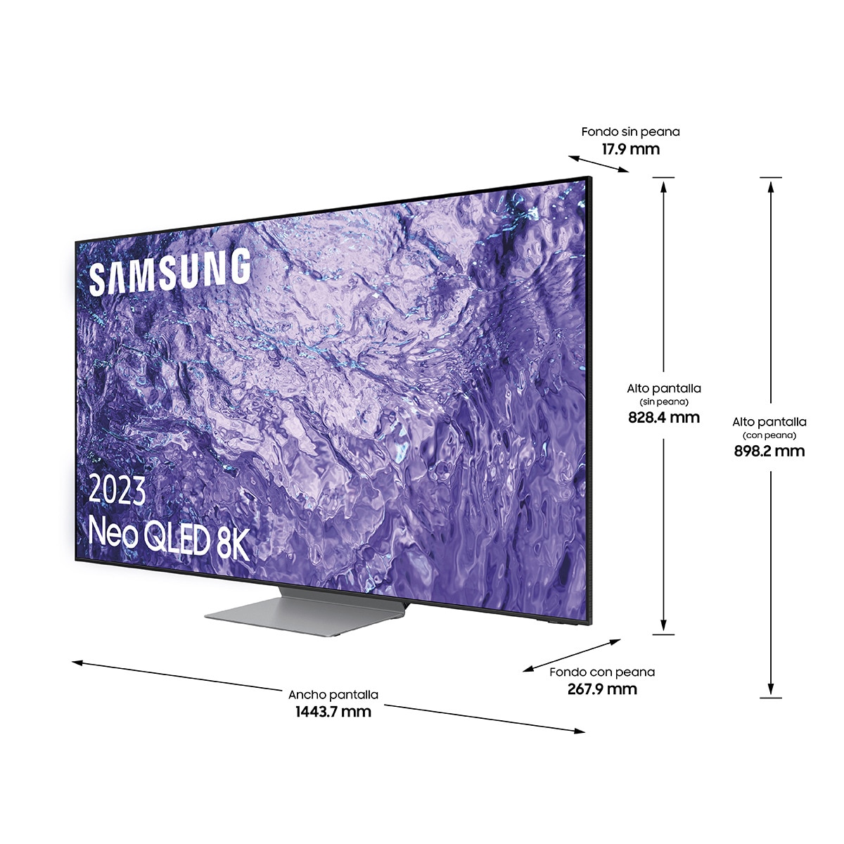 TV Neo QLED 163 cm (65") Samsung TQ65QN700CT Quantum Matrix Technology ...