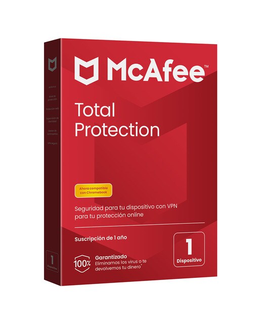 McAfee Total Protection, 1 dispositivo (Windows/Mac/Android/iOS ...