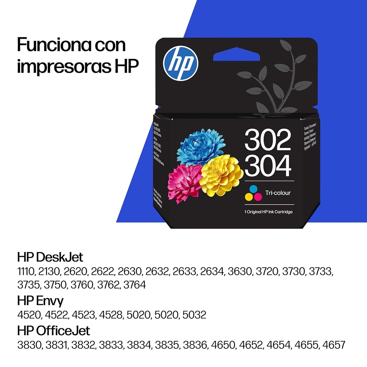 Cartucho de tinta original HP 302/304 tricolor · El Corte Inglés