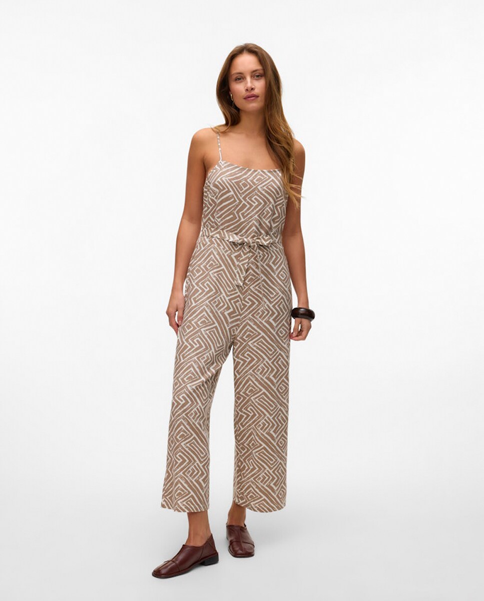 Mono midi de mujer de lino · Vero Moda · El Corte Inglés