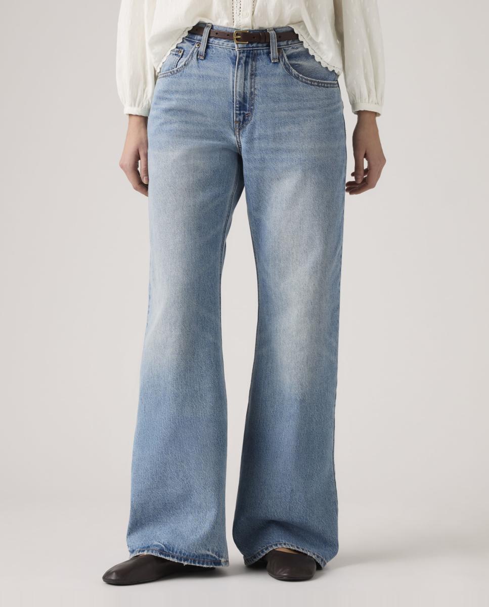 Vaquero campana Loose Boot de mujer tiro medio Azul claro Levi's · El ...