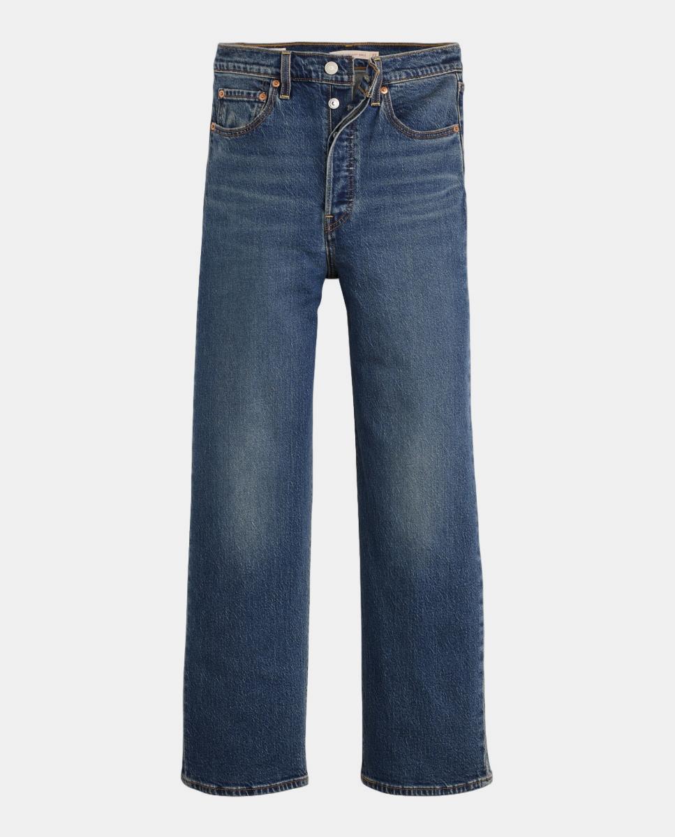 Vaquero recto Ribcage™ Straigh Ankle de mujer tiro alto Azul Levi's ...