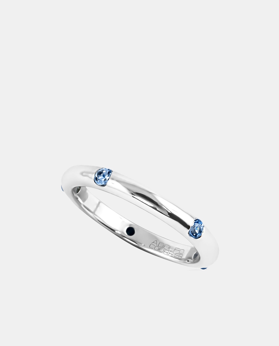 Anillo Pop de oro y zafiro azul Azul Adolfo Courrier · El Corte Inglés