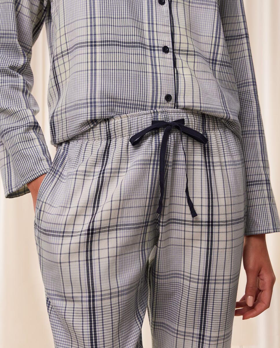 Pijama largo con corte boyfriend mujer Granate Triumph · El Corte Inglés