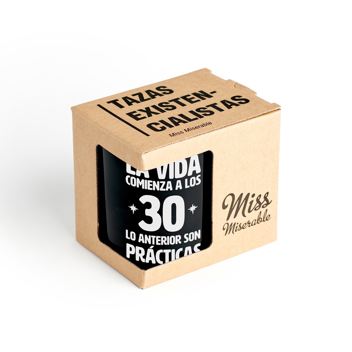 Taza Miss Miserable La vida comienza a los 30 · Miss Miserable · El ...